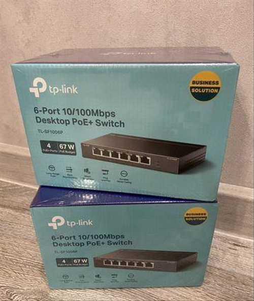 Новые Коммутаторы TP-Link TL-SF1006P 6x100Mb 4PoE+