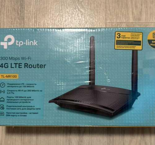 Роутер TP-Link TL-MR100 4G LTE (N300)