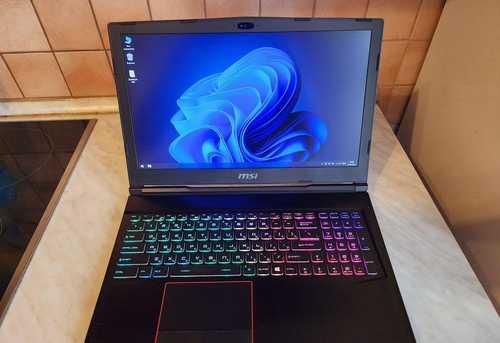 Игровой ноутбук 15.6" MSI GE63 Raider RGB 8SG, 512 ГБ, Core i7-8750H, RAM 32 ГБ, GeForce RTX 2080 8 ГБ