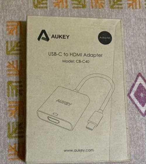 Переходник Aukey CB-C40 USB-C to hdmi