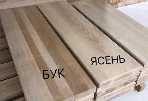 Ступень для лестницы из дуба, бука