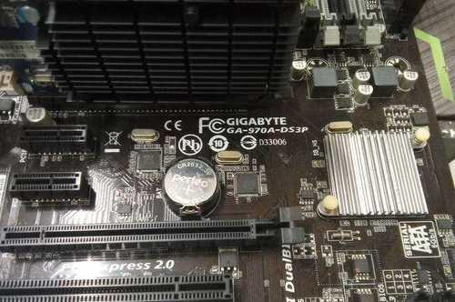 Материнская плата Gigabyte GA-970A-DS3P+AMD FX4350