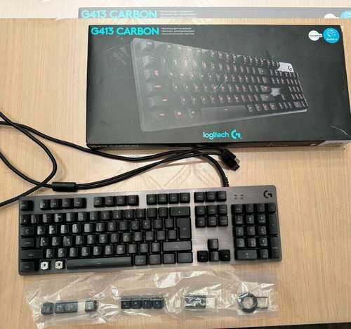 Механическая игровая клавиатура Logitech G413 Carb