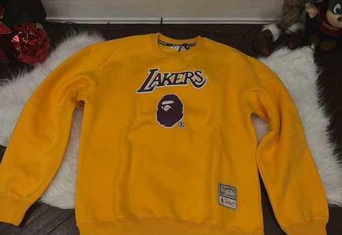 Свитшот Bape Lakers (жёлтый)