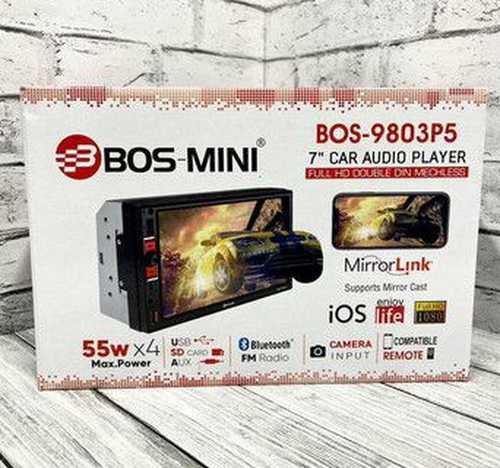 Магнитола BOS-mini Bos-9803P5 4x55W 7-дюймов