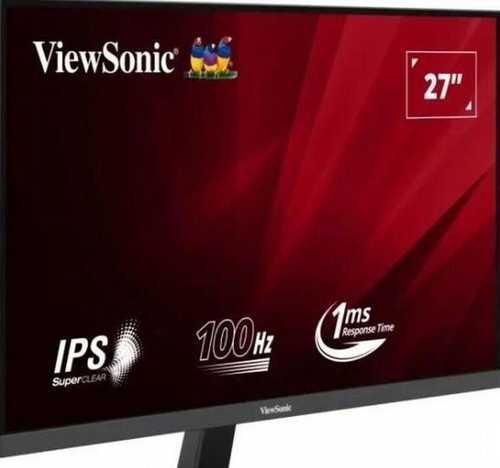 ViewSonic 27" VA2708-2K-HD черный IPS LED 16:9 hdmi матовая 250cd 178гр/178гр 2560x1440 100Hz DP Qua