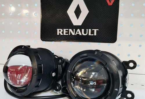 Противотуманки led / bi-led линзы Renault logan