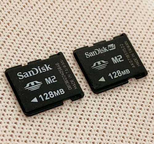 SanDisk 128 MB. M2. Карта памяти. Оригинал