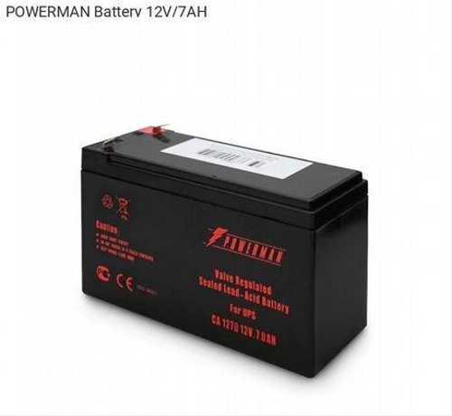 Батарея для ибп Powerman CA1270, powerman Battery