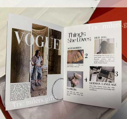 Журнал vogue на заказ
