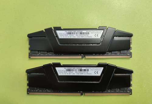 Оперативная память DDR4 2x16gb (суммарно 32Gb) два