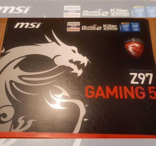 MSI Z97 Gaming5 Intel Core i7 4770K DDR3 2x4GB