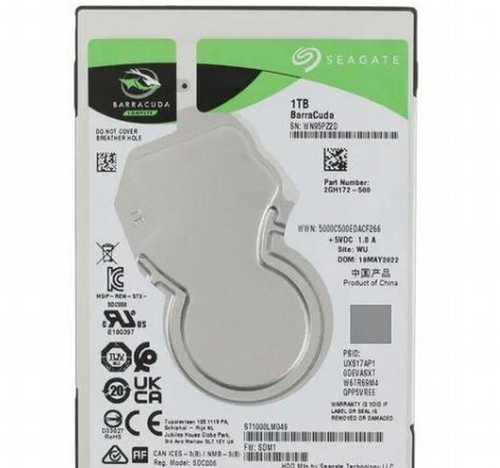 1 тб Жесткий диск Seagate BarraCuda Pro ST1000LM04