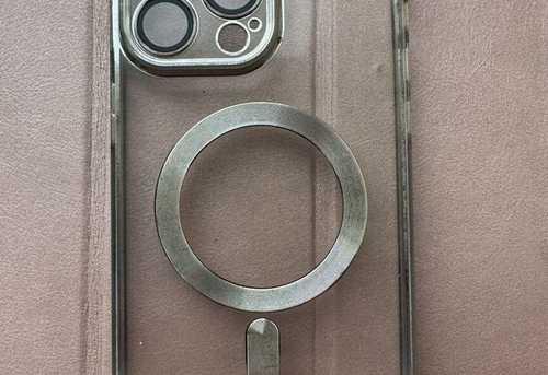 Чехол на iPhone 14 pro max magsafe прозрачный