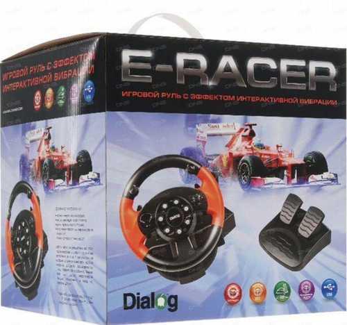 Игровой руль Dialog E-Racer GW-125 VR