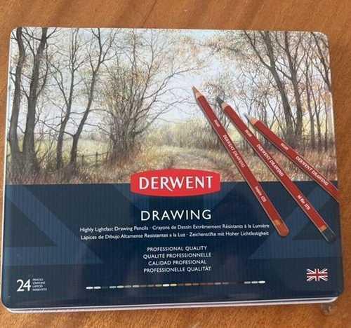 Цветные карандаши Derwent drawing