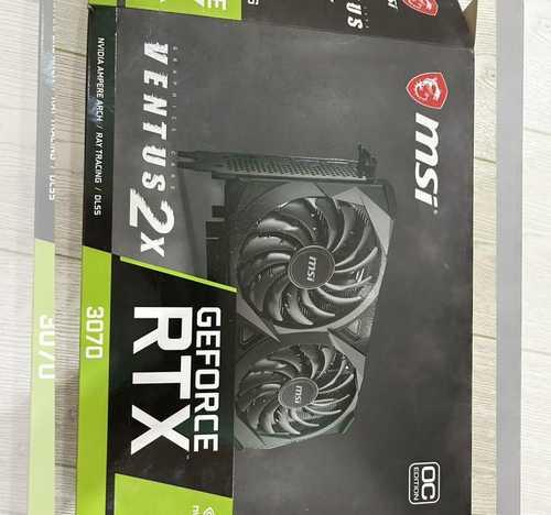 Видеокарта msi geforce rtx 3070 ventus 2x