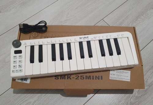 Midi-клавиатура M-vave SMK-25 mini, блютуз/провод