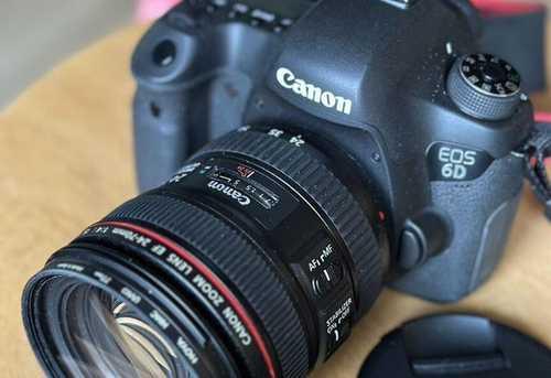 Canon EOS 6D + 24-70mm f/4L IS USM (как новый)