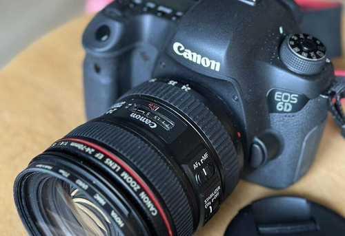 Canon EOS 6D + 24-70mm f/4L IS USM (как новый)