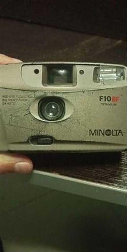 Плёночный фотоаппарат Minolta f10bf titanium