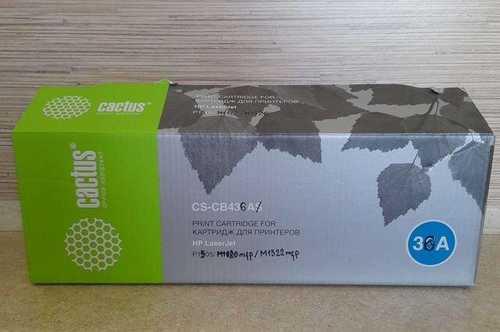 Картридж для принтера cactus cs-cb436a
