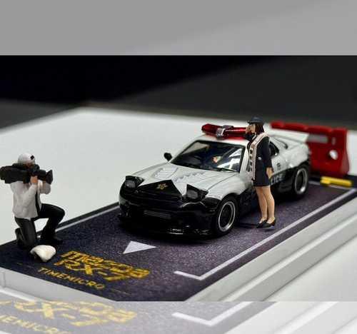 Модель Mazda RX-7 Police Time Micro 1:64