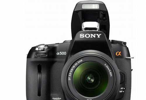 Фотоаппарат Sony Alpha A500 + объектив 18-55 kit