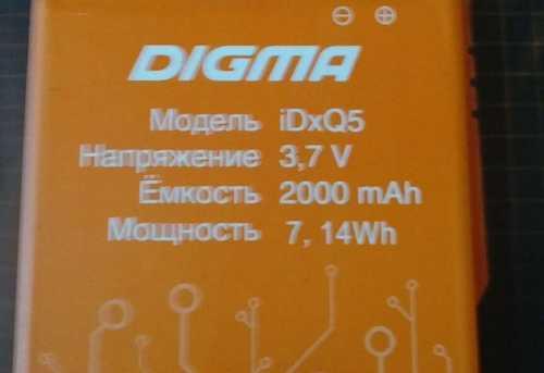 Аккумулятор Digma IDxQ5