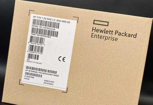 Жесткий диск HP 2Tb 6G SAS 7.2K LFF DP 507616-B21