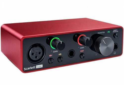 Звуковая карта focusrite Scarlett Solo 3rd Gen