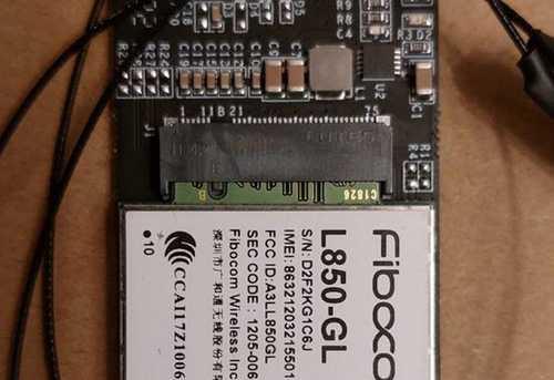 4g модем Fibocom l850-gl комплект cat9