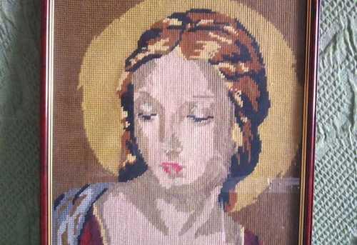 Картина вышитая крестом Итальянская Мадонна