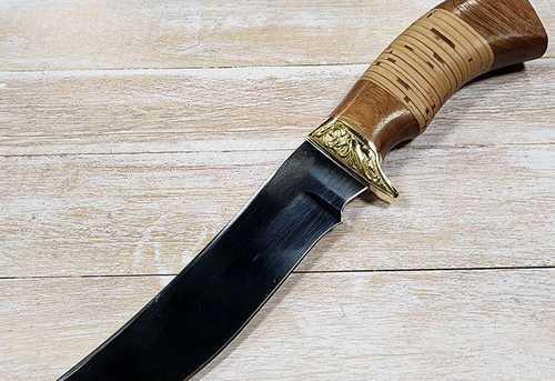 Нож Восточный ст.95х18 (орех/береста) (Русский Нож