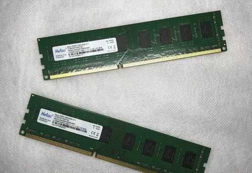 16GB Оперативная память (DDR3) Netac 1600 (8 x 2)