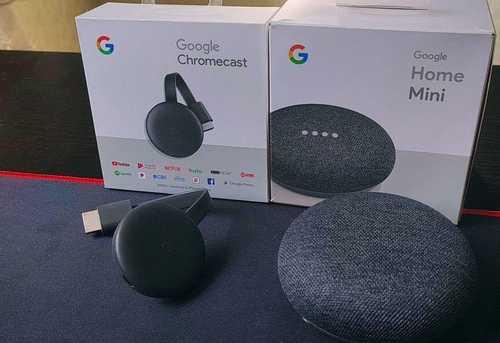 Google home mini и Google Chromecast