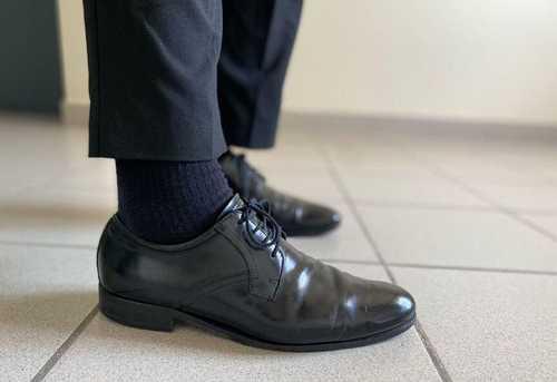 Мужские классические полуботинки туфли ecco