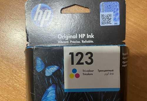 Картридж струйный цветной HP 123 color (F6V16AE)