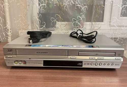 Проигрыватель DVD и кассетный видеомагнитофон JVC