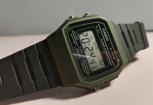 Часы casio оригинал F-91WM-3A