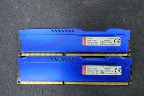 Озу DDR3 8Gb (2x4Gb) 1866 Kingston HyperX