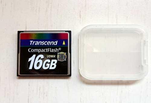 Карта памяти Transcend Compact Flash 16gb 300x