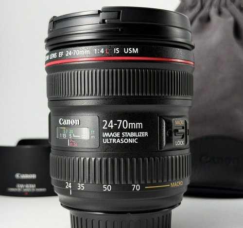 Canon EF 24-70mm f/4L IS USM (как новый)