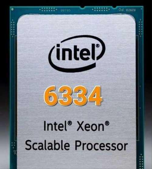 Xeon Gold 6334 8 ядер 3.6-4.5Ghz 18mb 165w