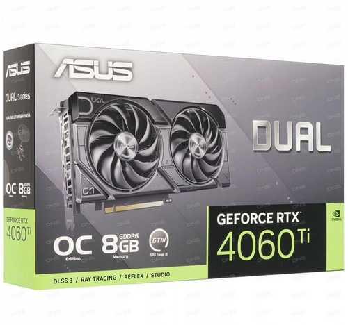 Видеокарта asus GeForce RTX 4060 Ti Dual EVO OC Ed