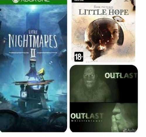 Little nightmares+little hope xbox one series