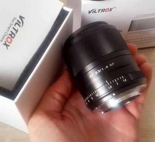 Объектив Viltrox 23mm f1.4 STM для Fujifilm