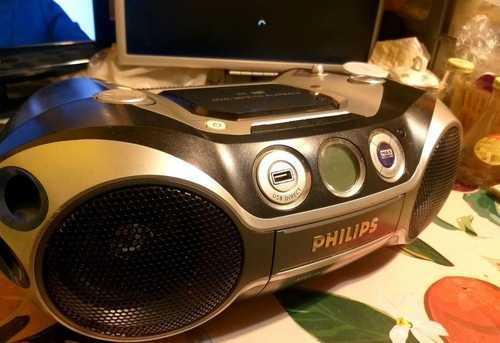 Philips бумбокс cd/ dvd/usb