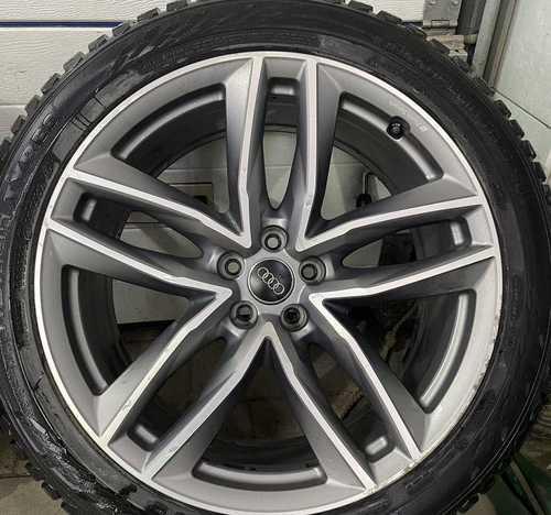 Диски оригинал Audi q7 и nokian hakkapelita 9suv