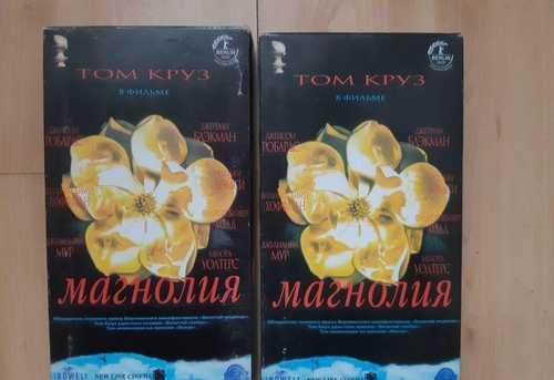 6 видеокассет VHS-Магнолия(Т.Круз) TV-записи разн